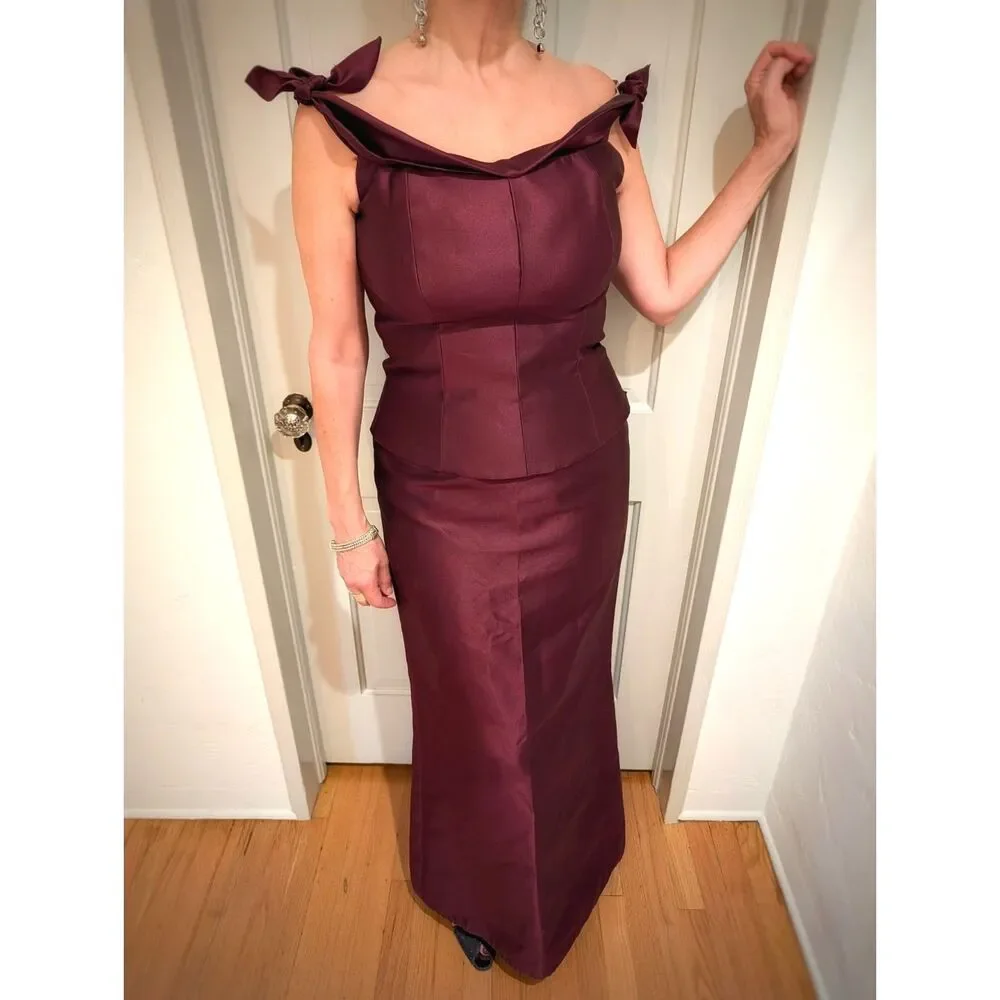 Chetta B | Dresses | Vtg 9s Chetta B Peter Noviello Sherrie Bloom Silk ...